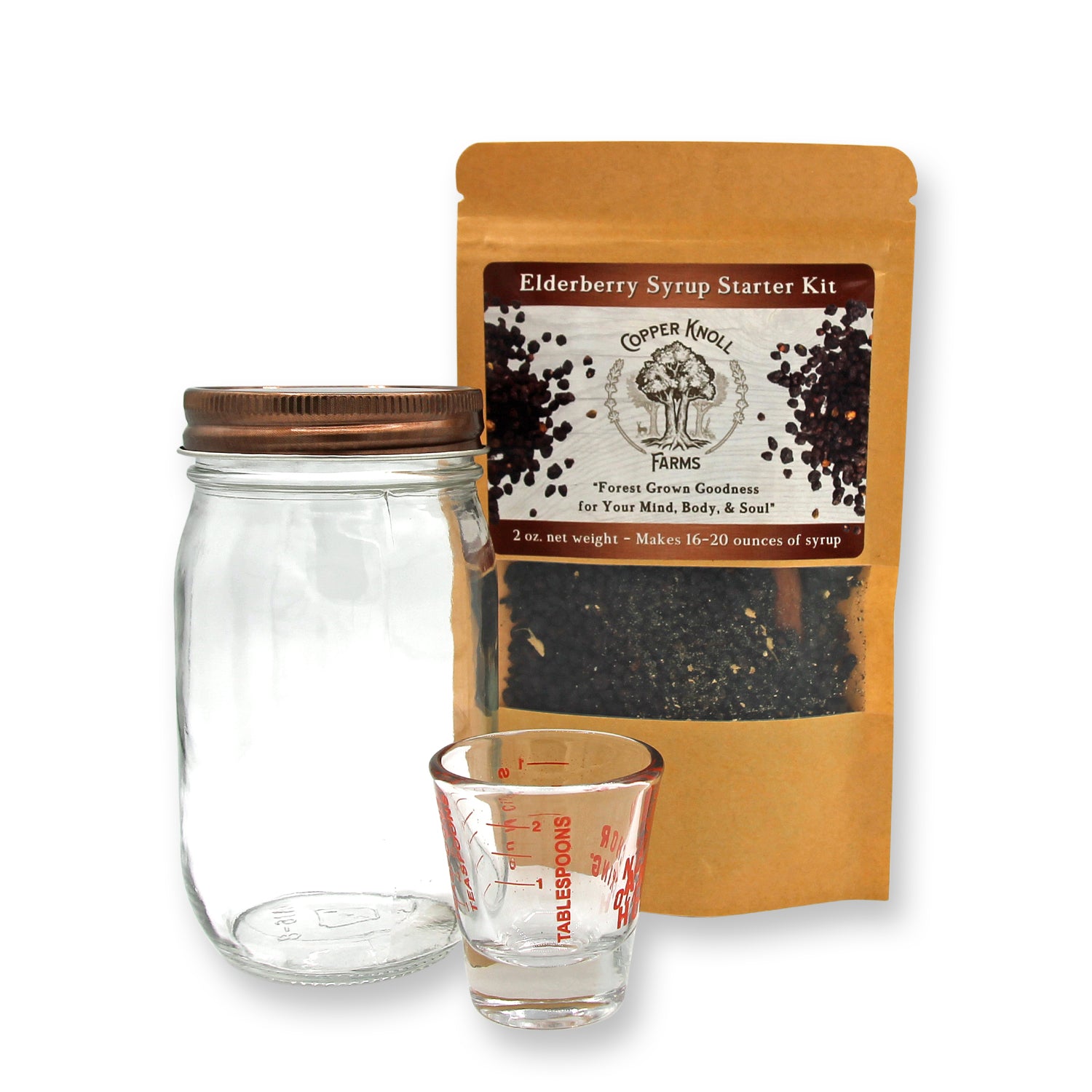 Elderberry Syrup Kit Trio – Copper Knoll Farms
